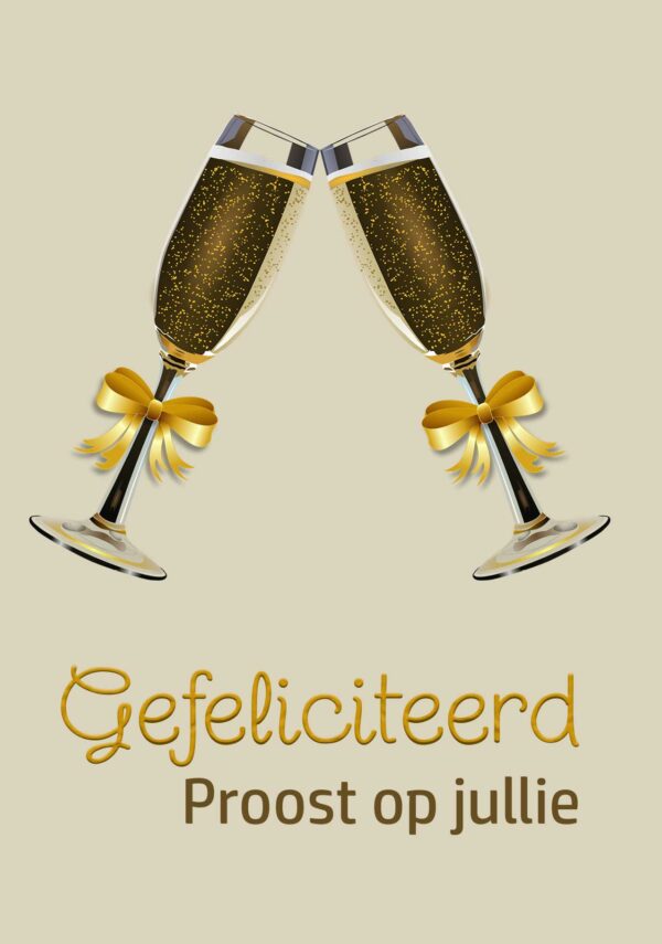 Gefeliciteerd proost op jullie - Max Cadeaus - Creëer bijzondere momenten